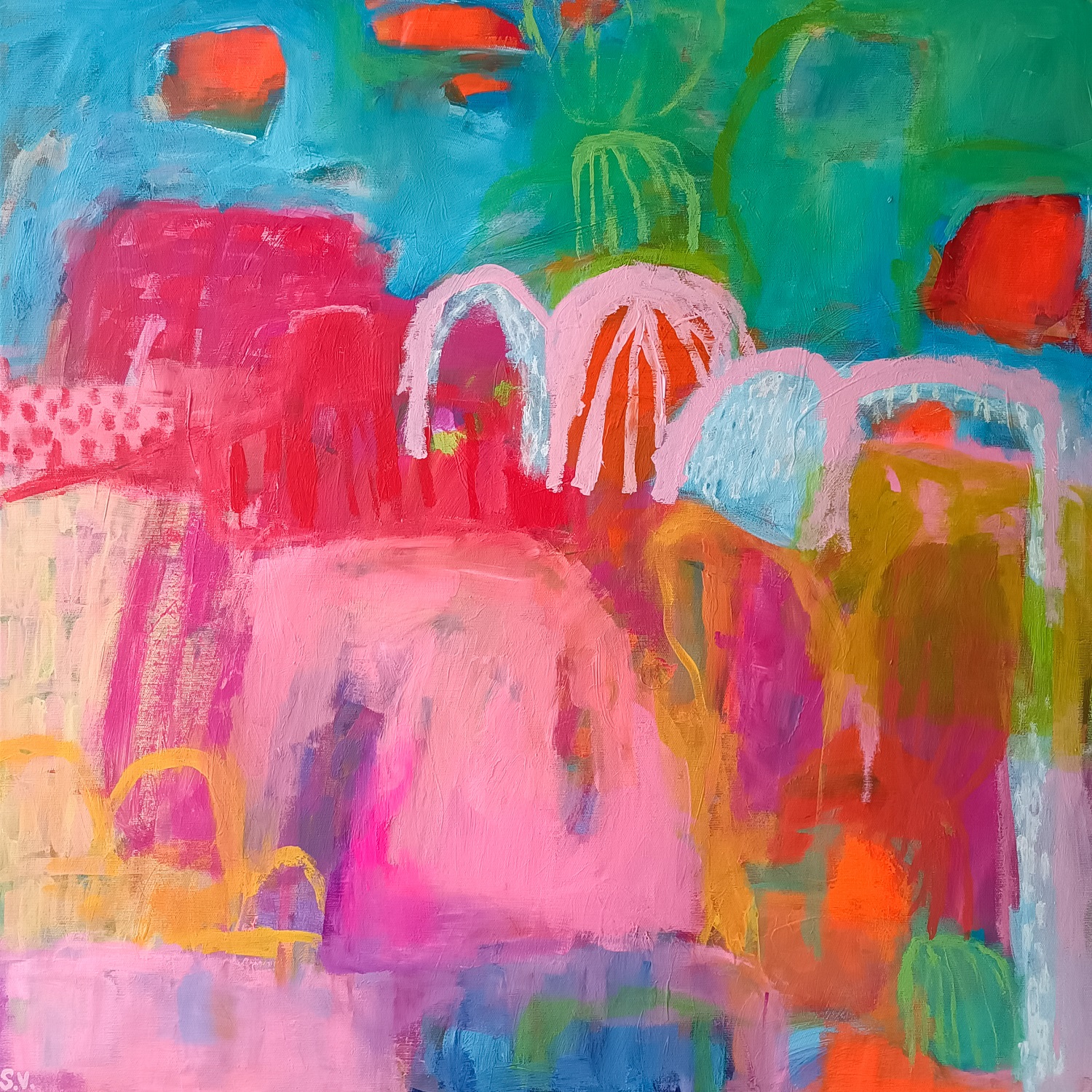 Things Will Work Out 70 X 70 Cm OBRAZY Simona Vojt kov 